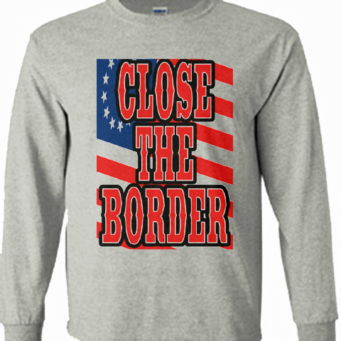 Close the Border shirt | Tightrope Records